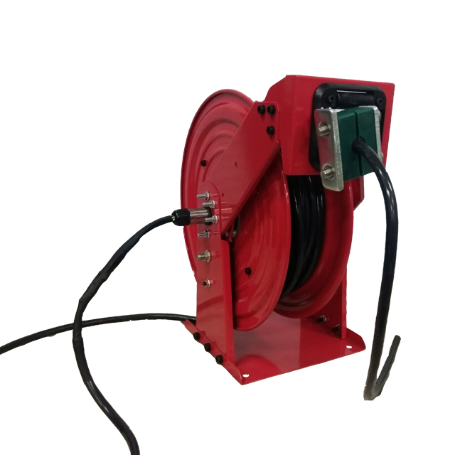 Wall mounted extension cord reel | Retractable cable reel ASSC370D ...