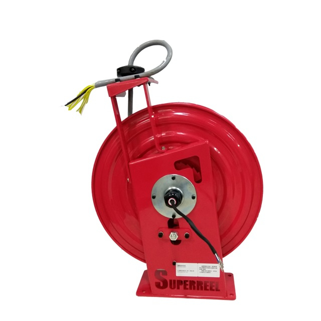 Self retractable cable reel | 20 amp slipring reel ASSC500S - SUPERREEL