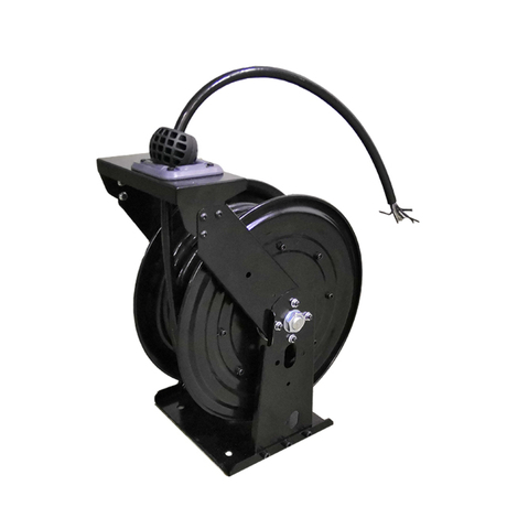 Ethernet cable reel | Retractable power BOOM reel ESSC370D - SUPERREEL