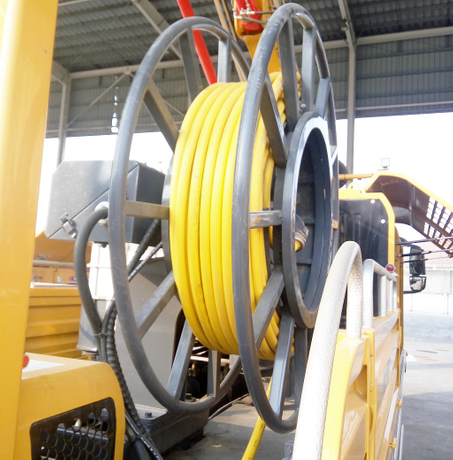 Heavy duty power cord reel | Fiber optic cable reel EESC1800S - SUPERREEL