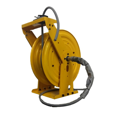 Outdoor retractable cord reel | BOOM cable reel ESSC370D - SUPERREEL